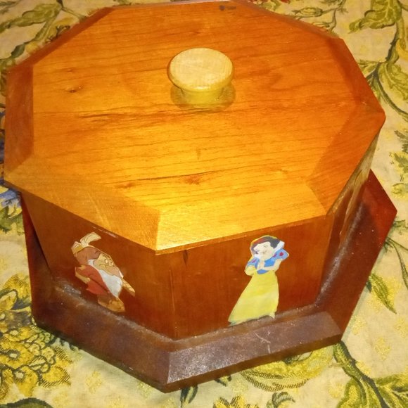 HANDMADE, DISNEY | Kitchen | Vintage All Wooden Handmade Disney Snow ...